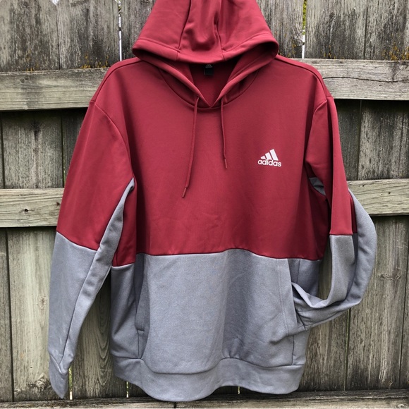 adidas | Shirts | Adidas Colorblock Mens Pullover Hoodie | Poshmark